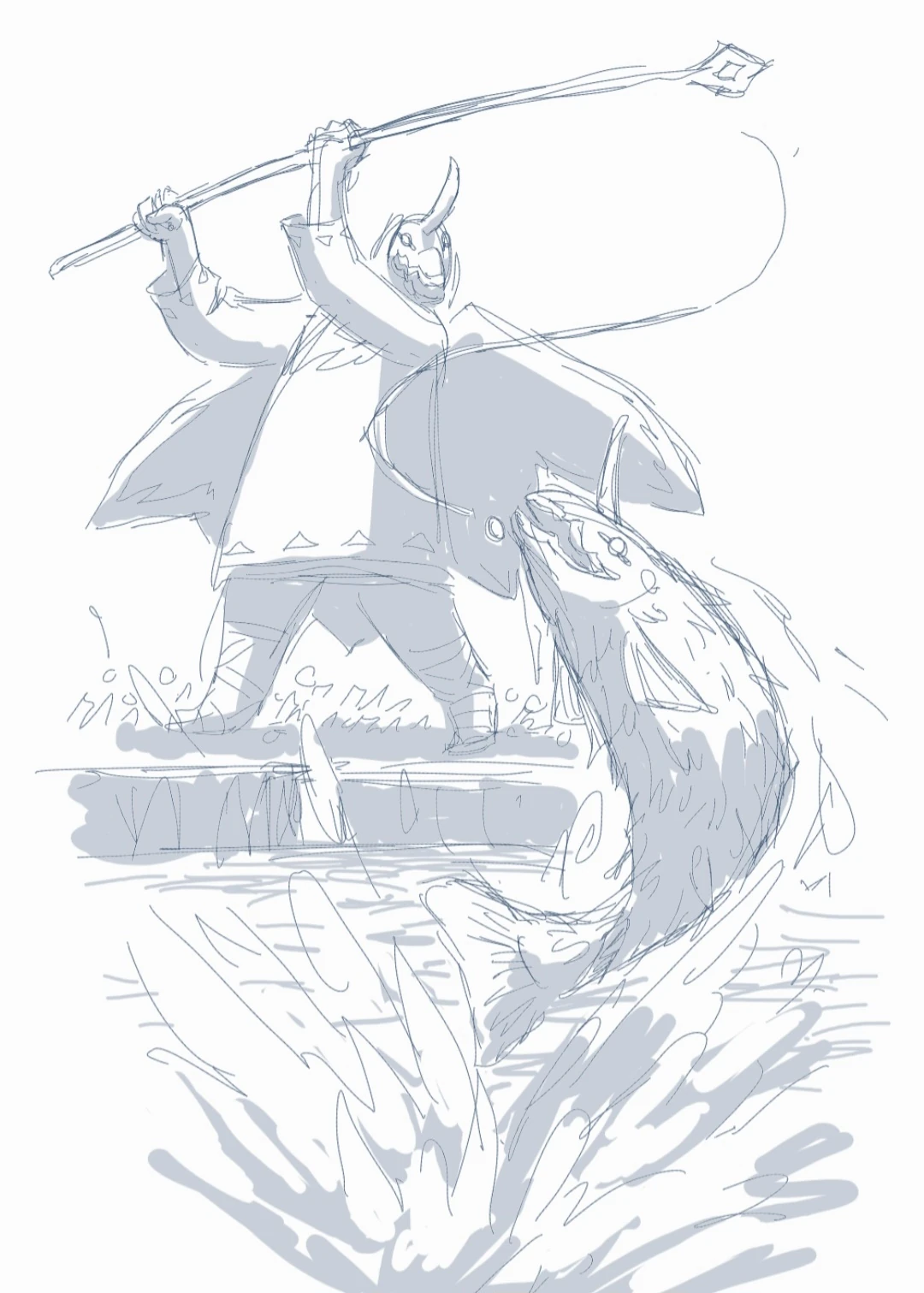 Doodling Saluting Protector until they're back day 2 | Fandom