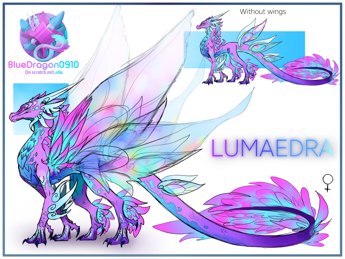 Finished reference redo of my dragon oc! | Fandom