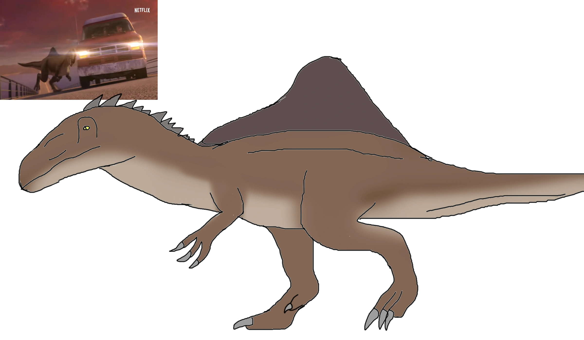 Becklespinax concept | Fandom