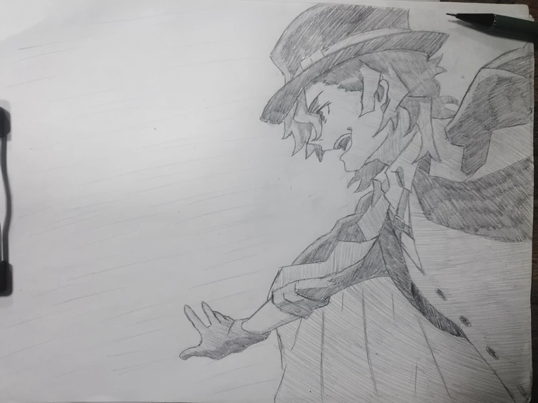 I drew Chuuya:) | Fandom