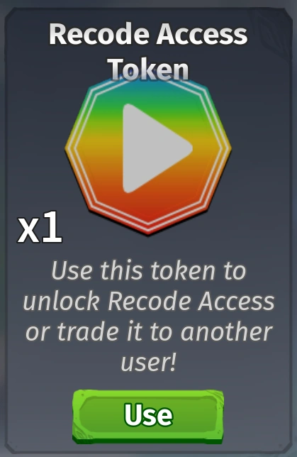 RE-SELLING RECODE TOKEN | Fandom