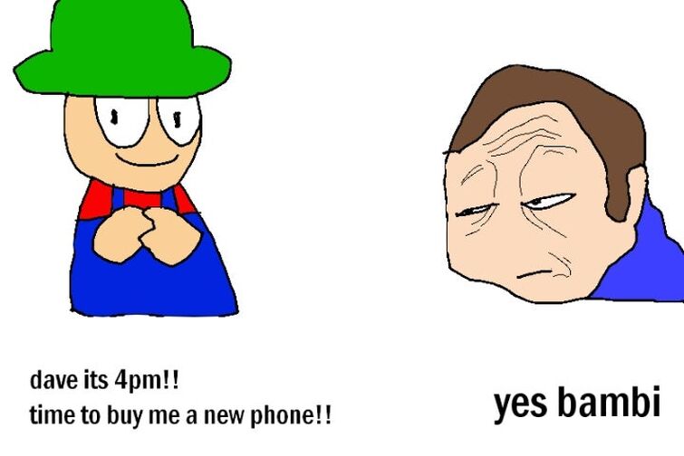 Dave And Bambi Memes That Slap Harder Than Needle From Bfdi Fandom