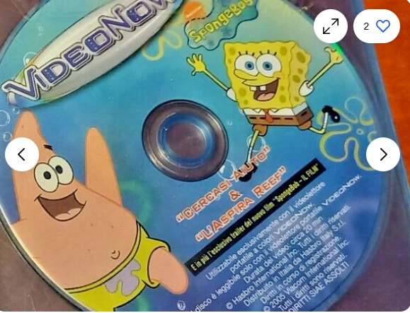 thers an italian spongebob video now disc ebay listing https://www.ebay ...