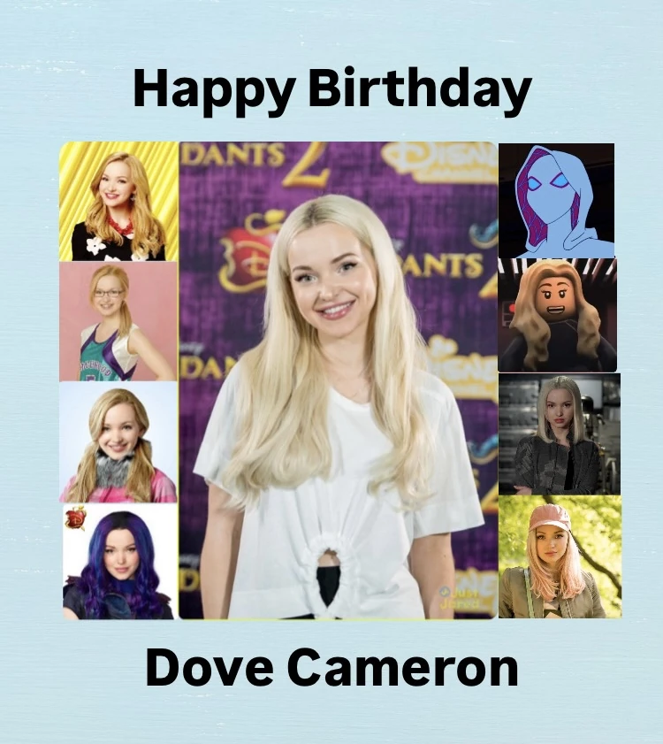 🎂 Happy 29th Birthday to Dove Cameron 🎂 | Fandom