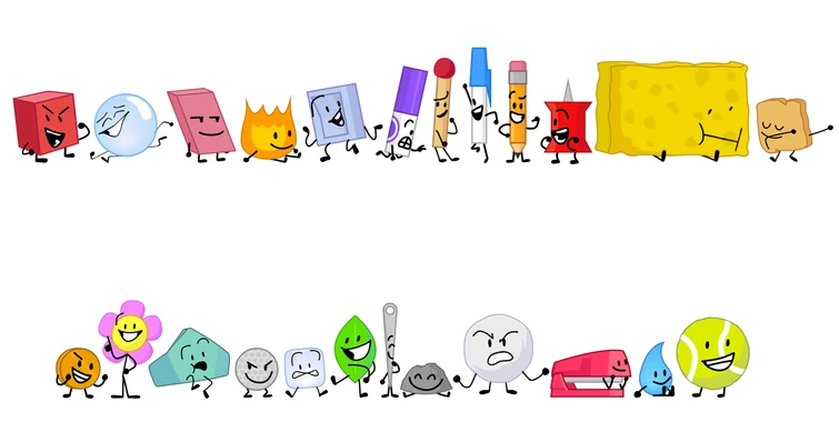 BFDI with 24 contestants (concept) | Fandom
