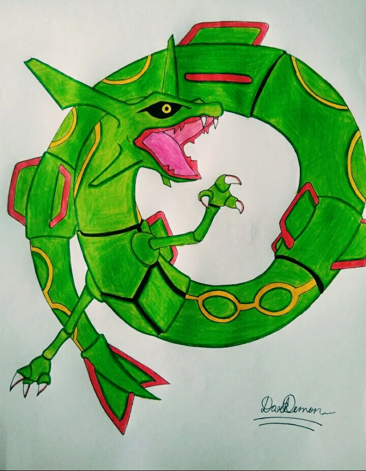 Pokémon Artwork (Rayquaza) | Fandom
