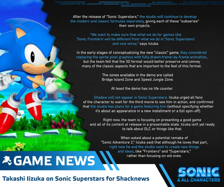 New Sonic news | Fandom