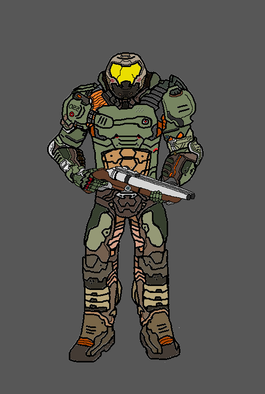 The Slayer Shotgunner Fanart | Fandom