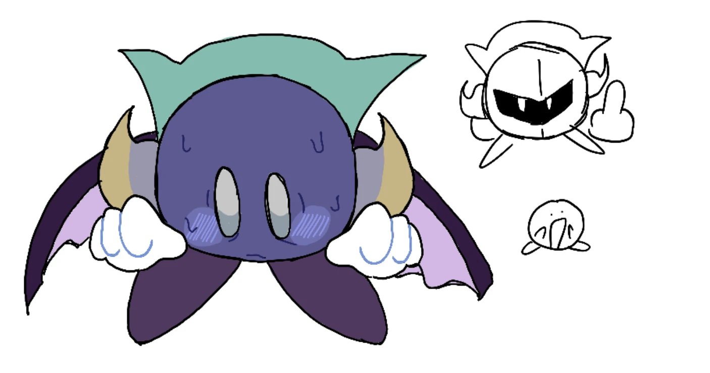 Little silly meta knight drawing | Fandom