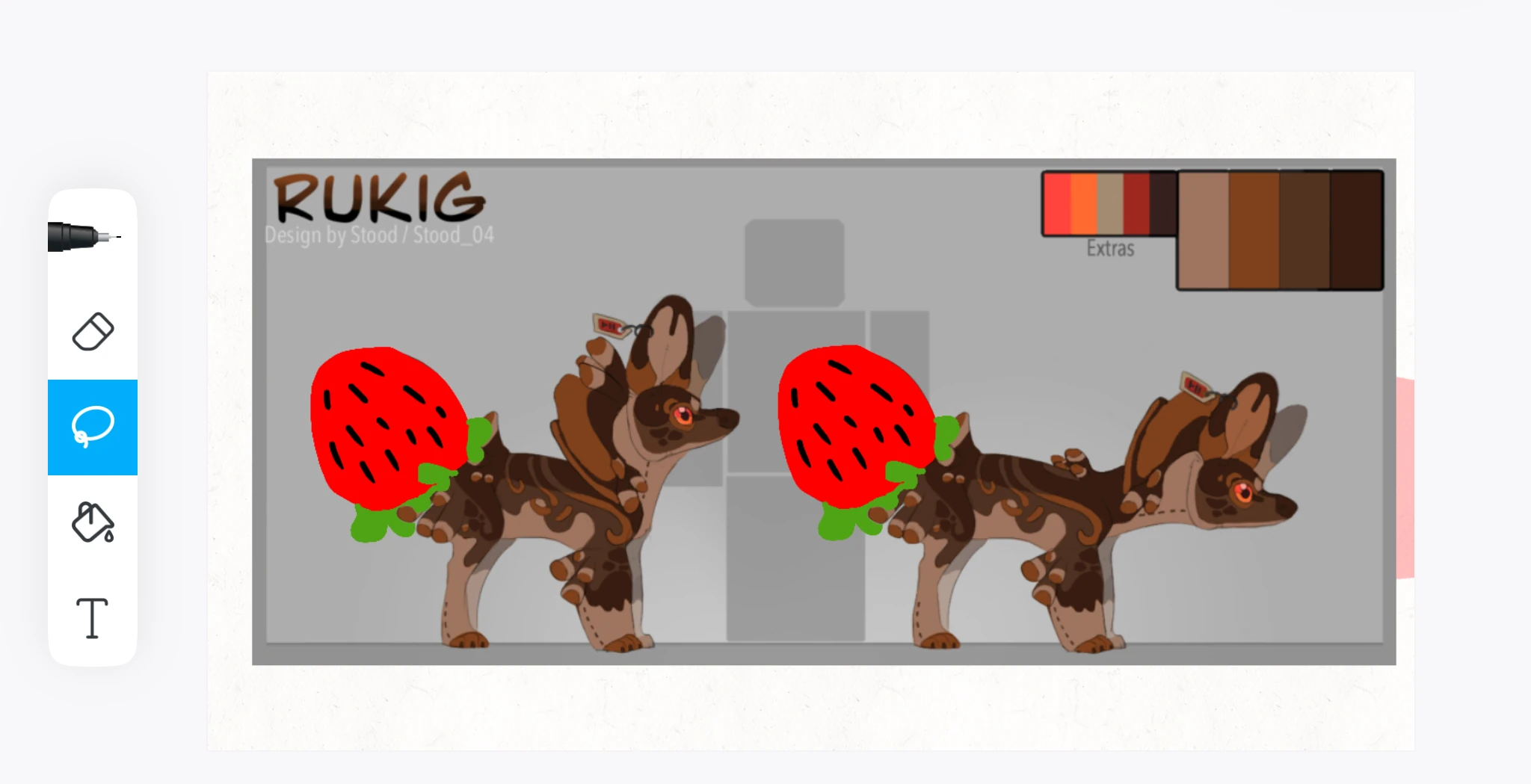Strawberry Tailed Rukig | Fandom