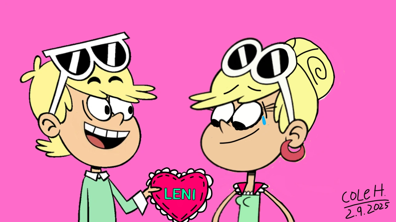 Loni gives Leni a Valentine Heart | Fandom