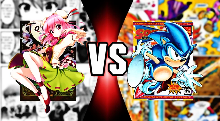 "Demons Within Us" Fleetway Sonic vs Kasen Ibaraki (Sonic The Comic vs Touhou Project) | Fandom