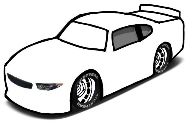 Blank Race Car Template