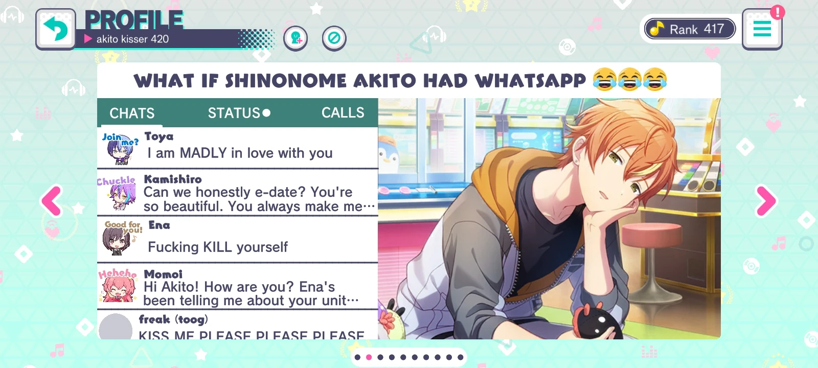 WHAT'S THE FUNNIEST PROFILE YOU CAME ACROSS | Fandom