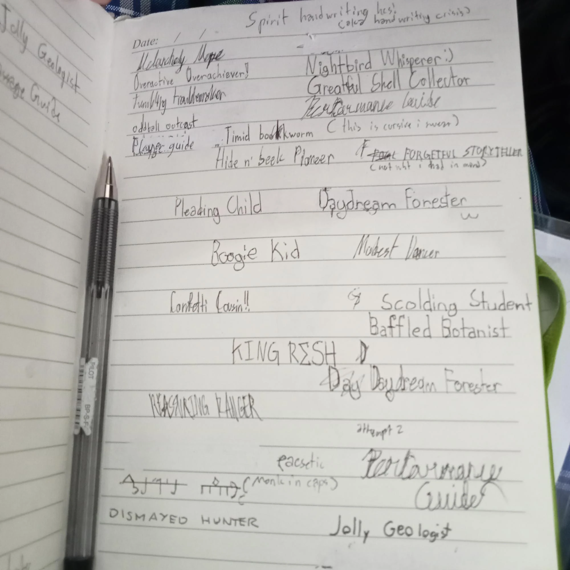 MORE spirit writing hcs | Fandom