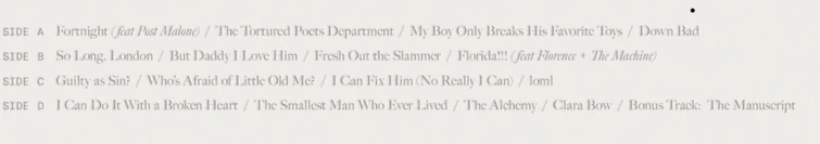 TTPD SONGS REVEALED!! | Fandom