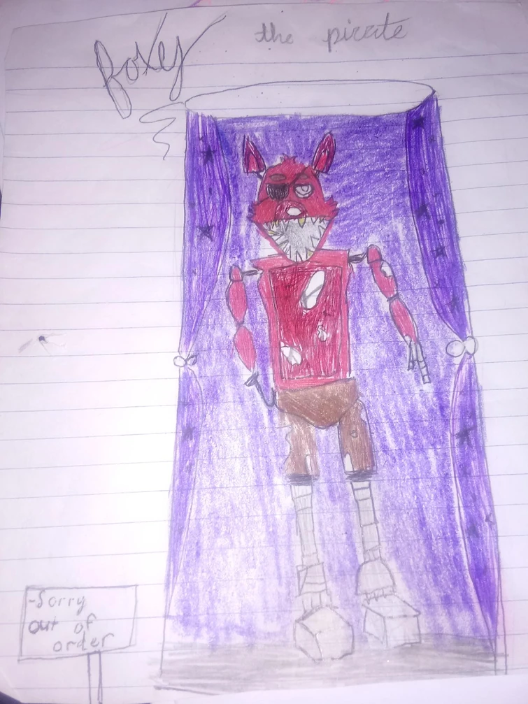 My drawing of foxy | Fandom