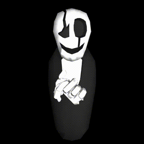 Made a model of Gaster | Fandom