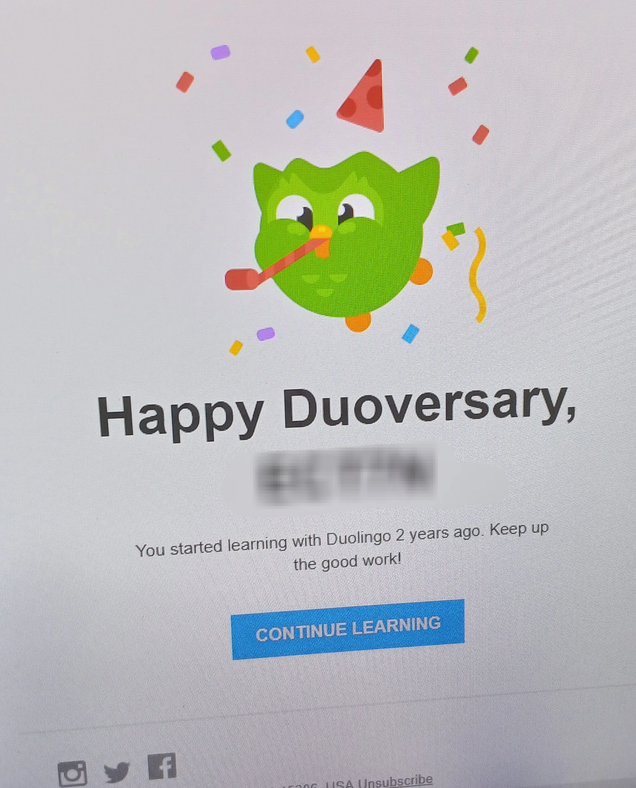 Apparently, my old Duolingo account is 2 years old | Fandom