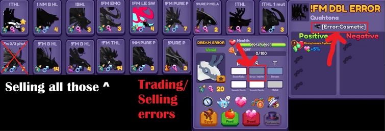 Selling Emo/THL/BHL/Pure pitch Dragons And T/S Cool Errors! | Fandom