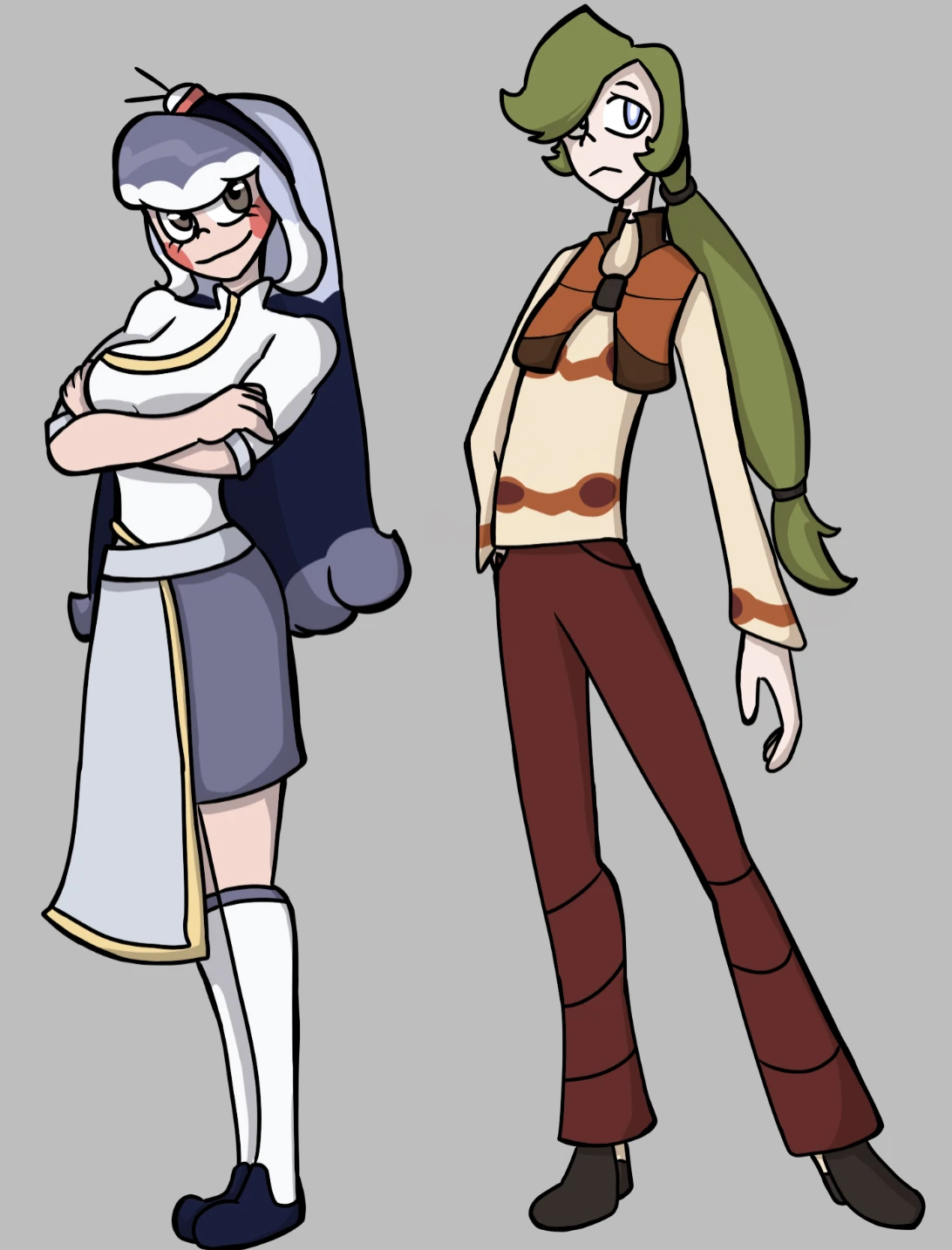 Muscular water lady and lanky bug gentleman | Fandom