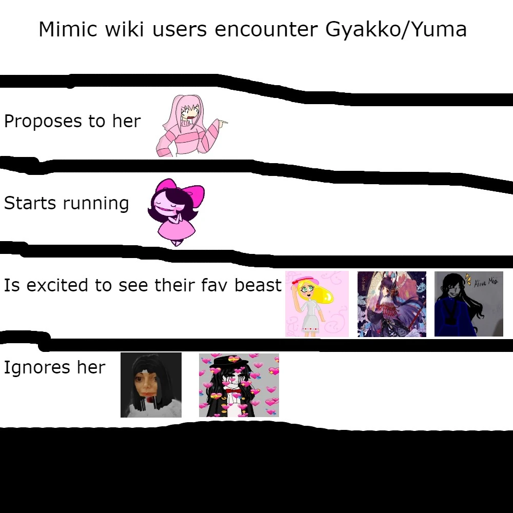 Gyakko meme (not very accurate I know) Inspired by the Kintoru meme ...