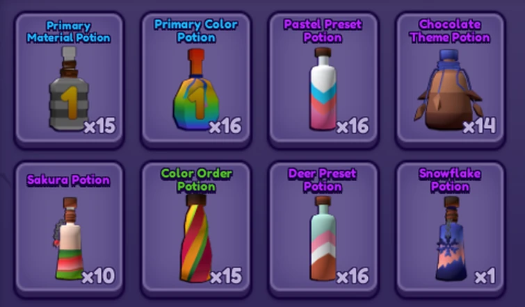 LF Secondary Colour Potions | Fandom
