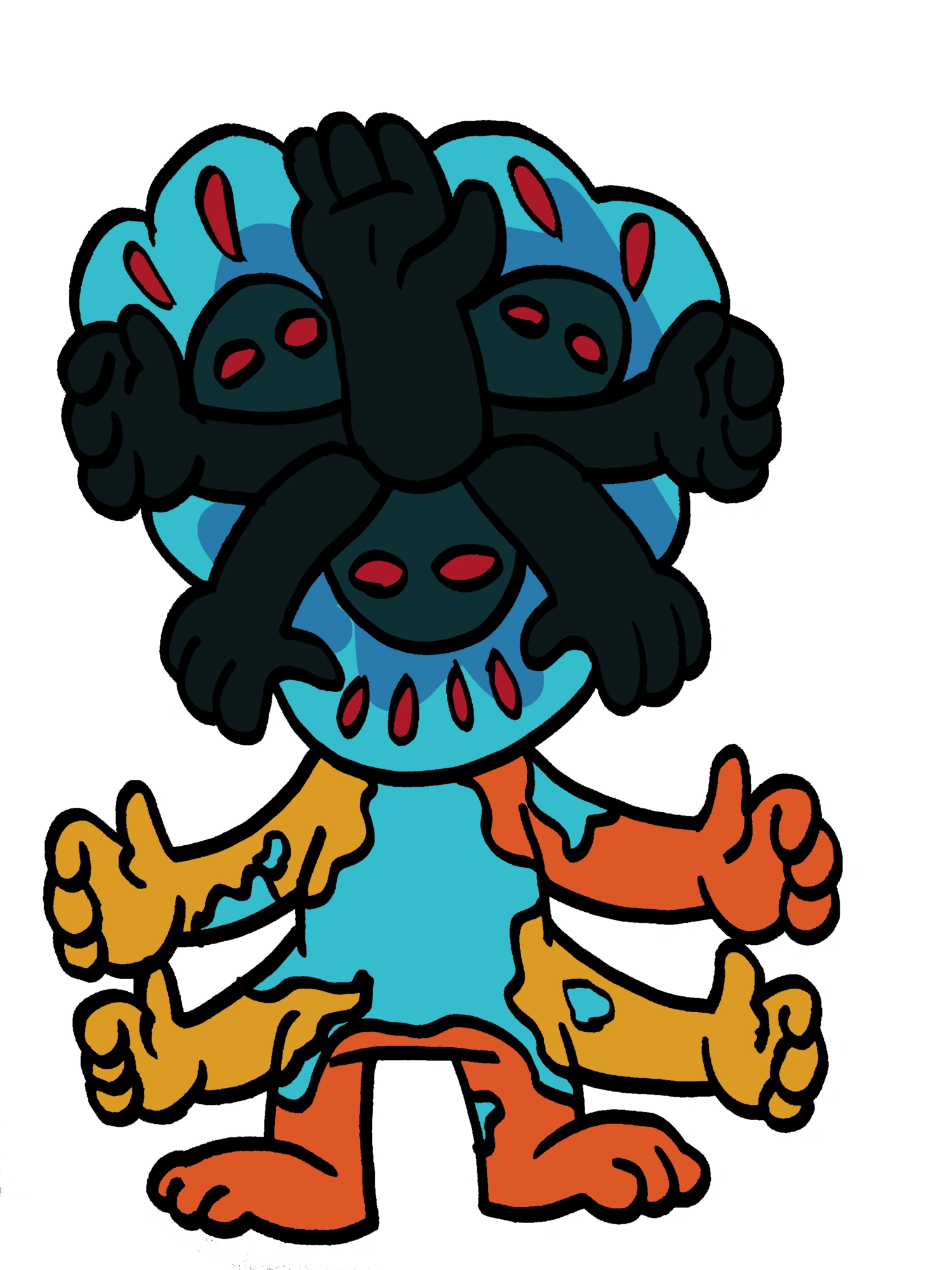 My drawing of Doey's monster form | Fandom