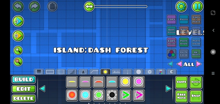 Geometry dash Dash-lands (the five first levels are from dash forest ...