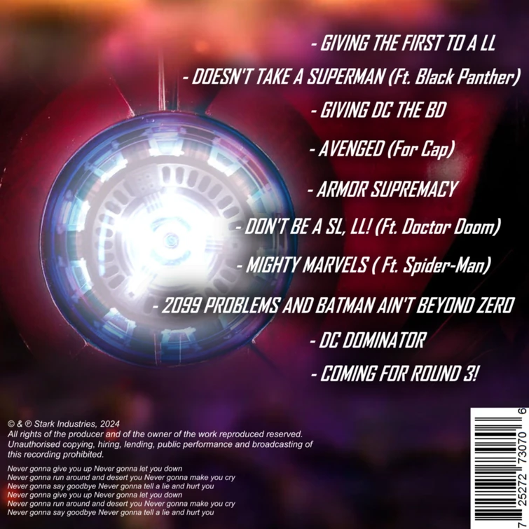 Iron Man's DC Diss Album | Fandom