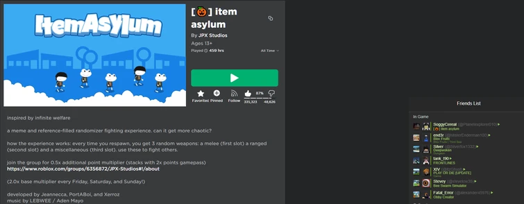 Discuss Everything About Roblox Item Asylum Wiki | Fandom