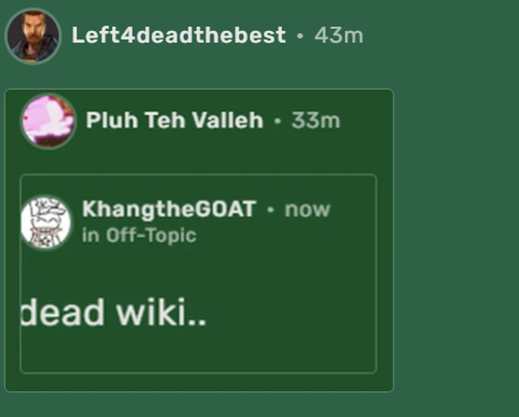dead wiki.. | Fandom