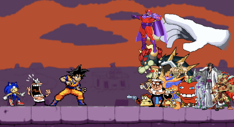Sonic Peppino and Goku VS New Boss Rushes | Fandom