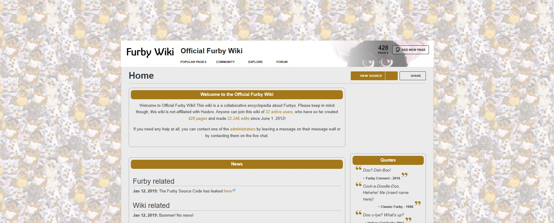 The wiki on November 30th, 2019 | Fandom