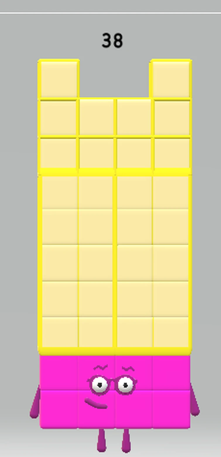 daily numberblock 38 | Fandom