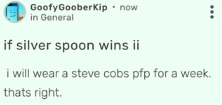 actually? i dont think silver spoon WILL win III. | Fandom
