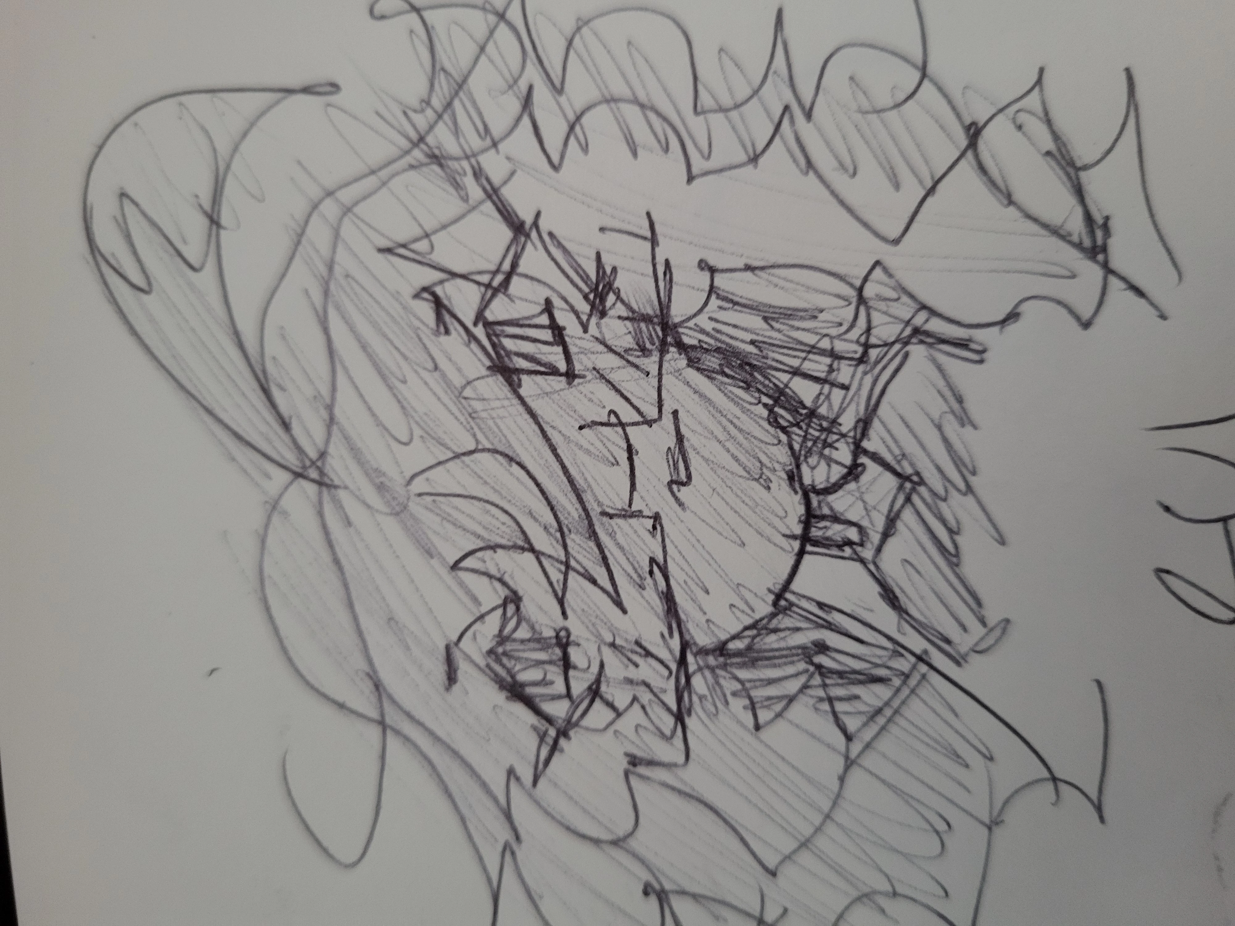 i regret drawing this to test out my pen because now its one of my ...
