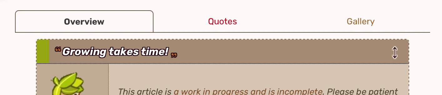 How do I add tabs to my wiki page like this for example | Fandom