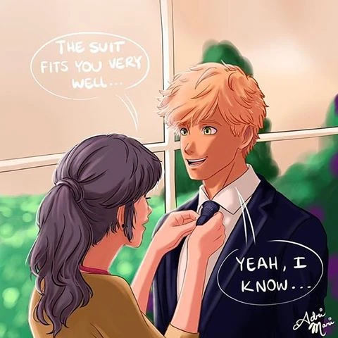 Adrienette cute | Fandom