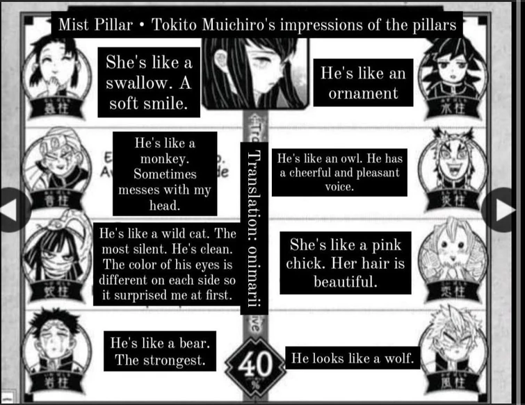 Pillars impressions of each other in the Fanbook | Fandom