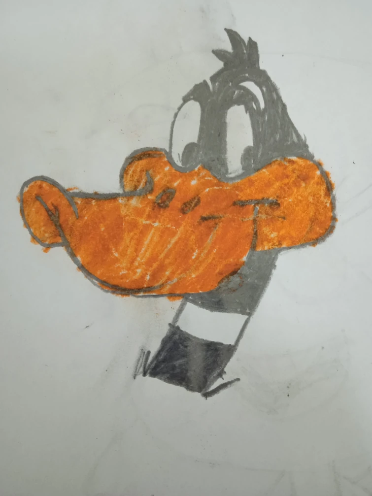 OFF-TOPIC:My drawing of Daffy Duck's head | Fandom