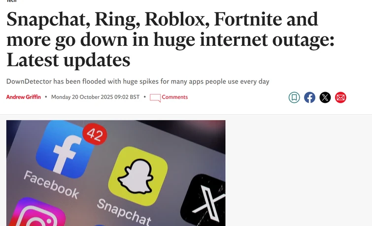 For those wondering why roblox is currently down.. There's a global internet spike on platform ...