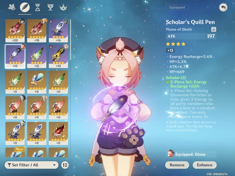 My Battery/Healer build for Diona (in progress) | Fandom