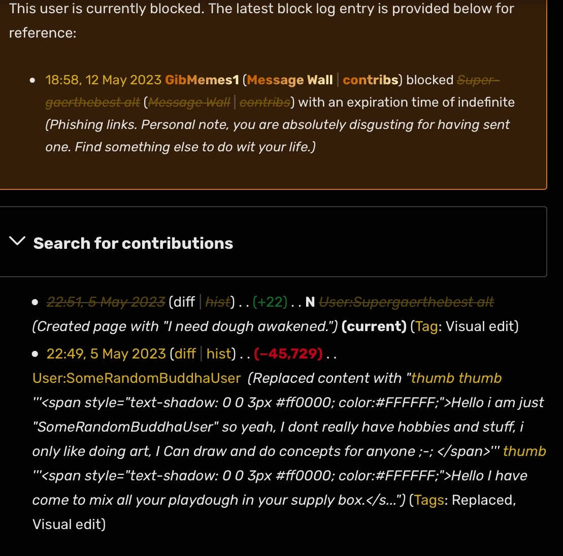 Another banned person | Fandom