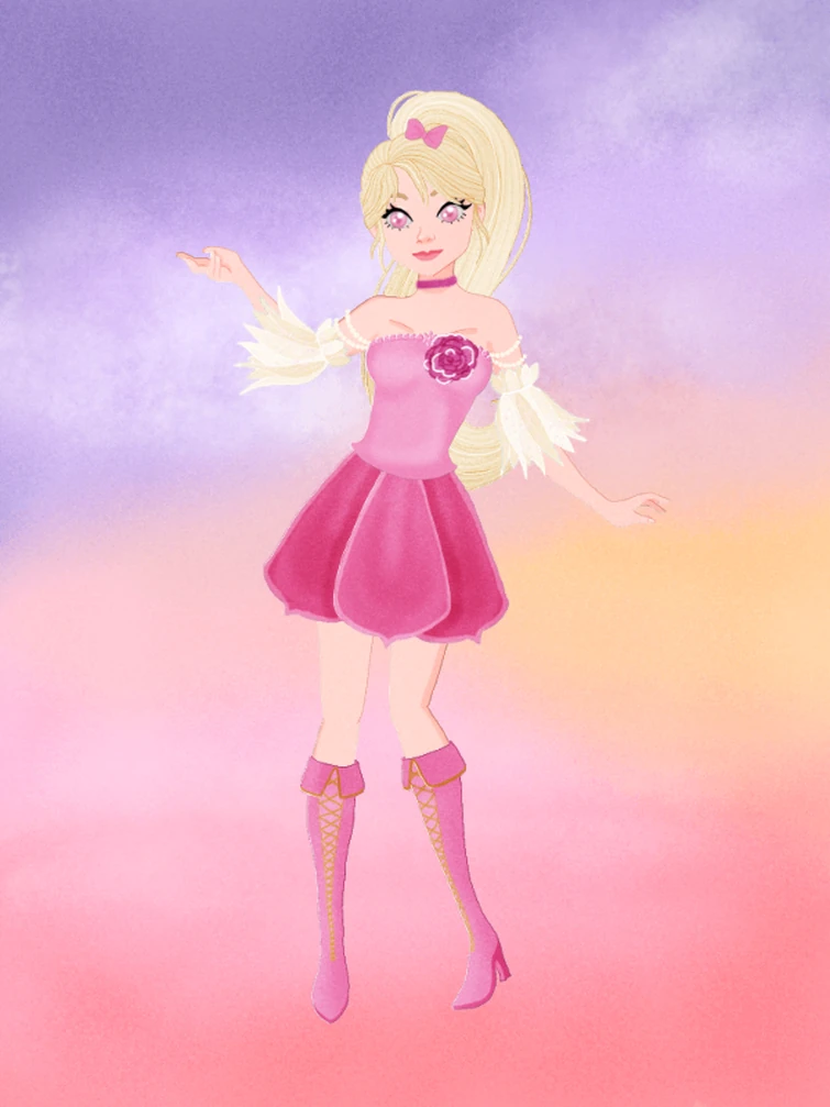 I made cure heart in doll divine barbie movie wardrobe! | Fandom