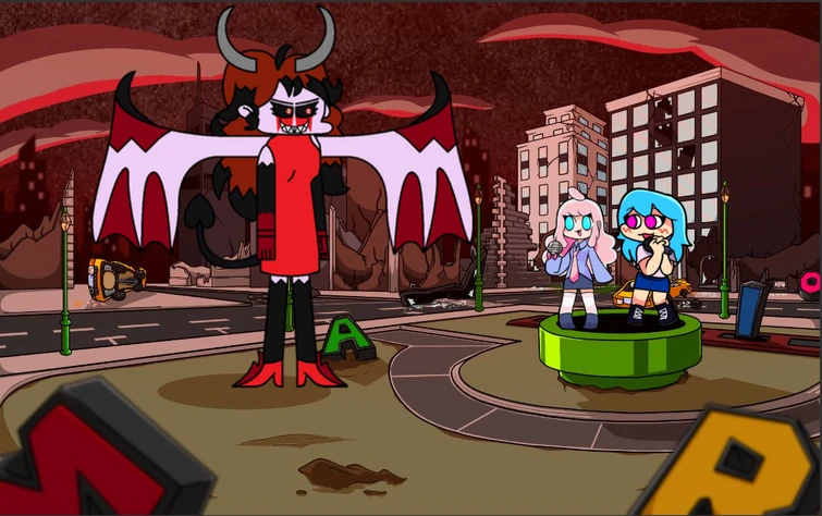 fnf all stars act 1 cover Girlfriend.EXE vs Cloud and sky | Fandom