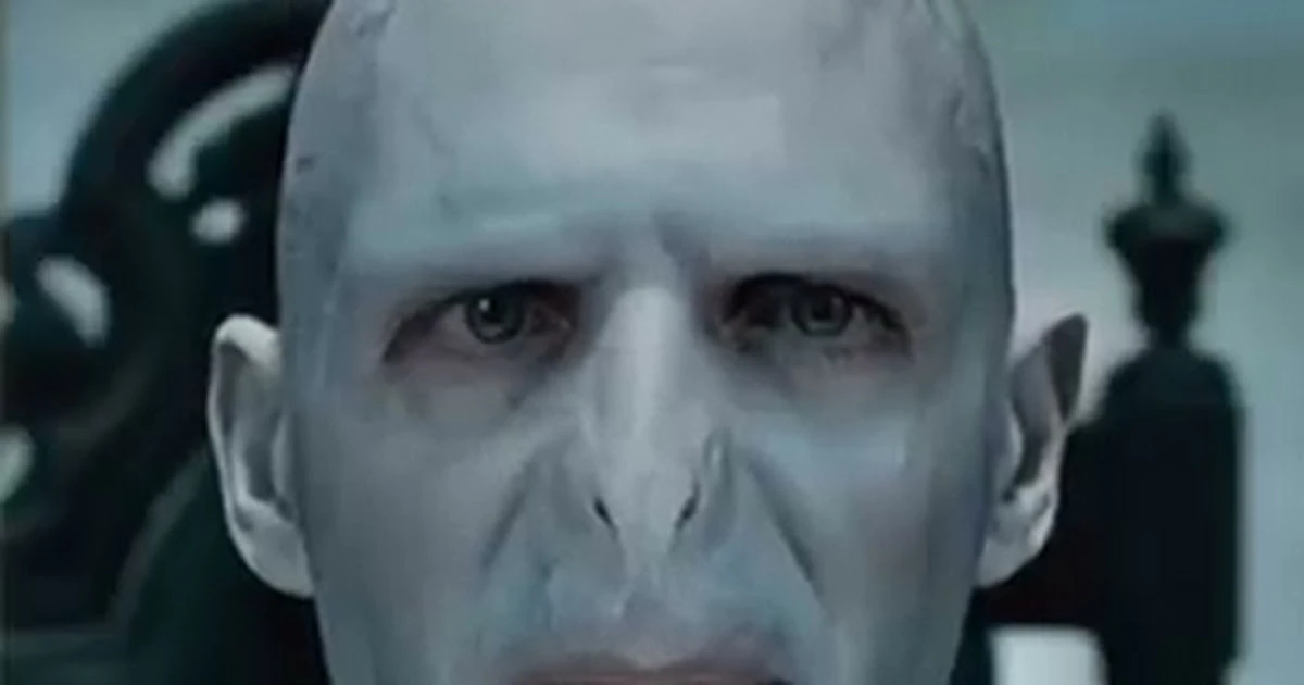 I was just using deep nostalgia and I put through voldy and a male ...