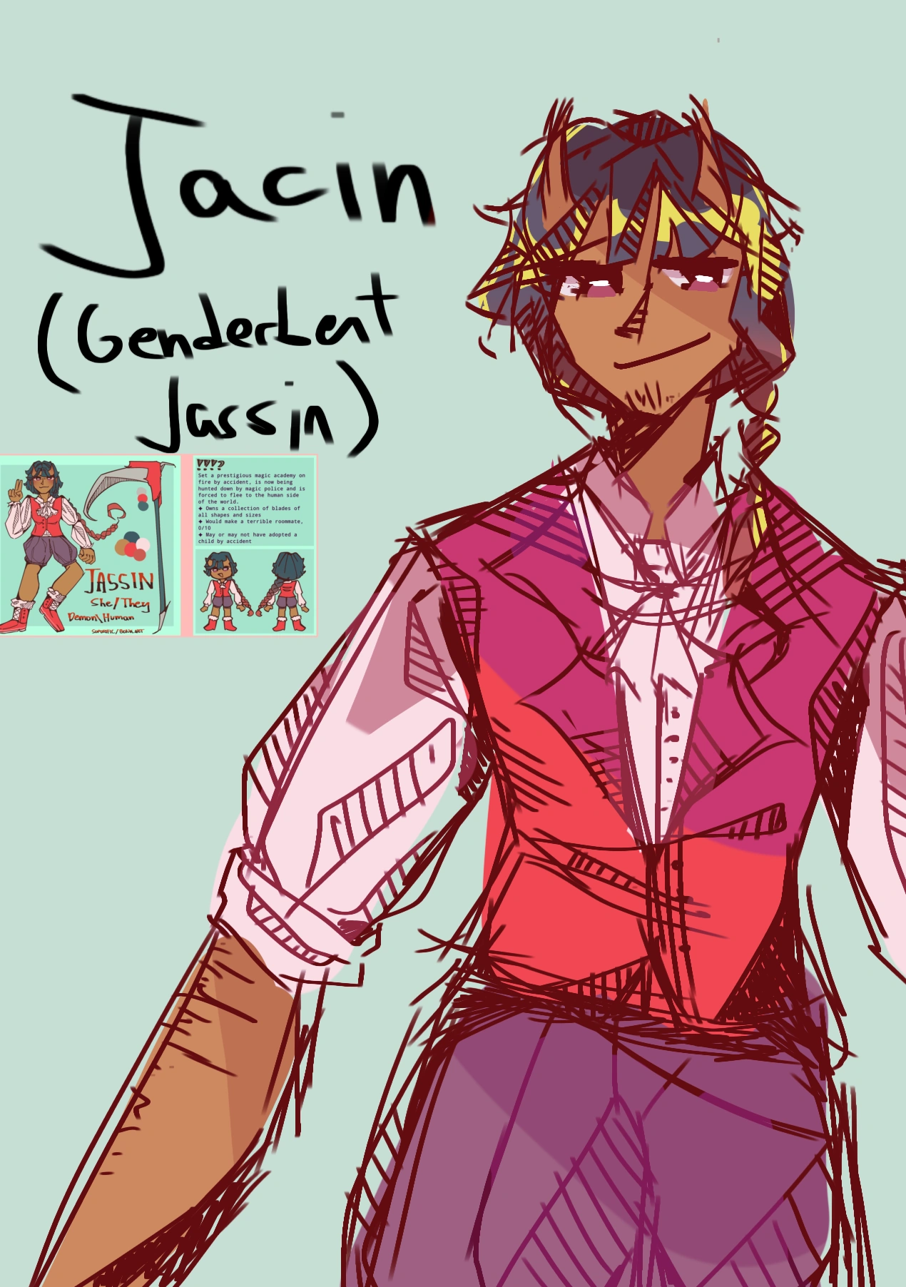 genderbent jassin (jacin) | Fandom