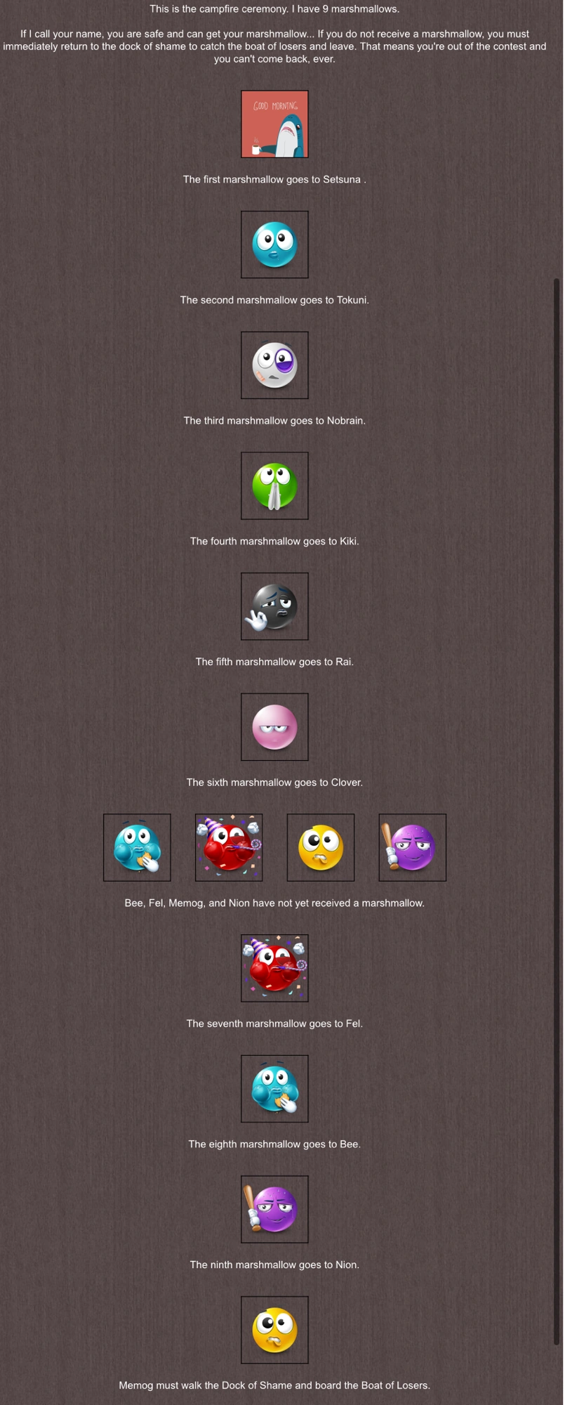 The evil Wikians elimination ceremony #2 | Fandom