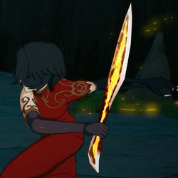 Ok anyone knows what kind of swords Cinder is using in this images? | Fandom